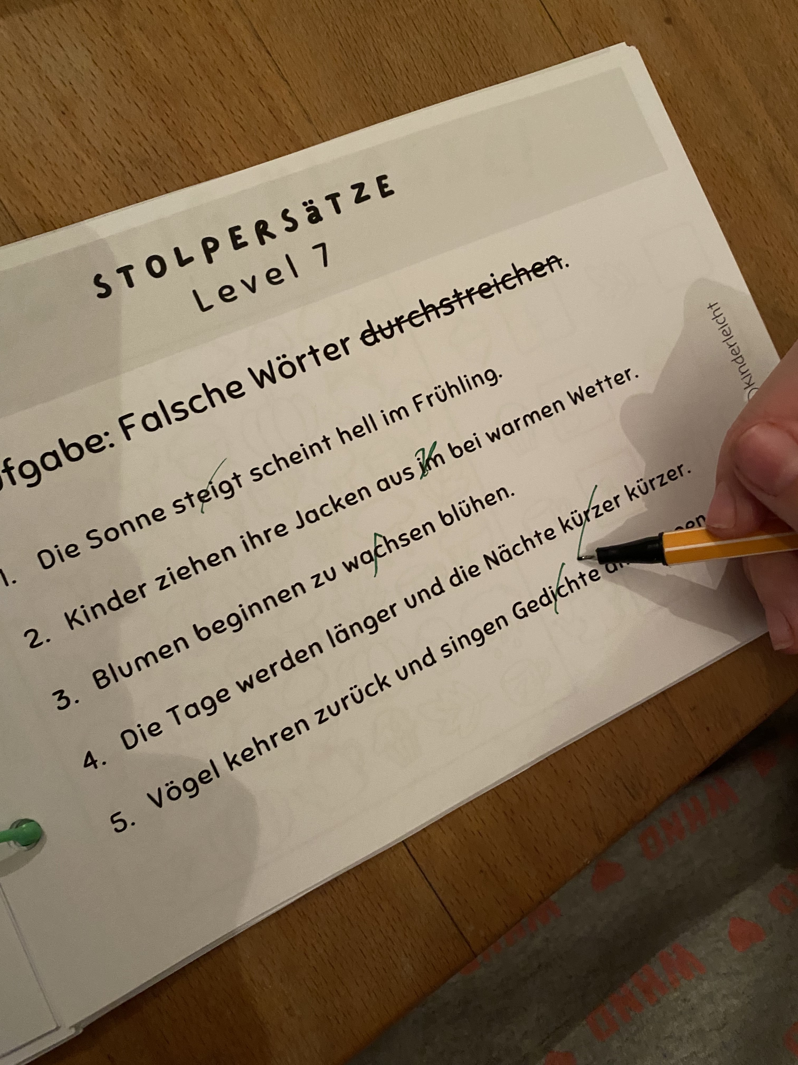 Minibuch Stolpersätze – Unterrichtsmaterial in den Fächern Deutsch ...